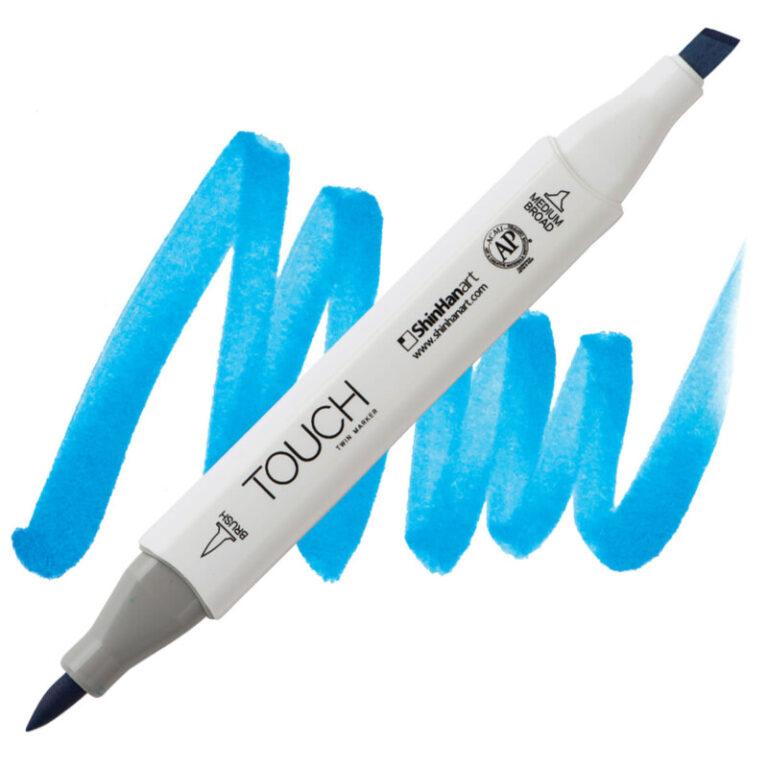 Shinhan Art - Touch Twin Marker - Shades Of Blue - Best Paper Pvt Ltd ...