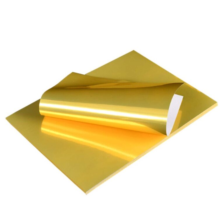 Gloss Non Tearable Gold Sticker Paper - A4 - 10 Sheets - Best Paper Pvt ...