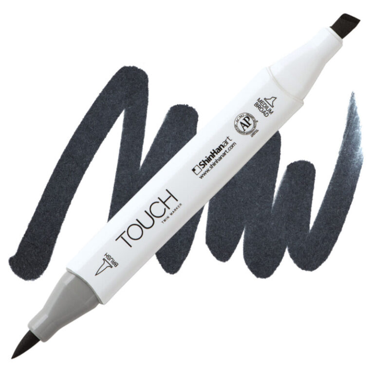 Shinhan Art - Touch Twin Marker - Black - Best Paper Pvt Ltd Shinhan ...